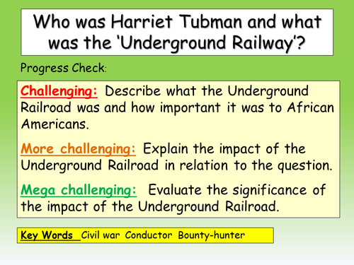 Harriet Tubman and the Underground Railroad | Teaching Resources