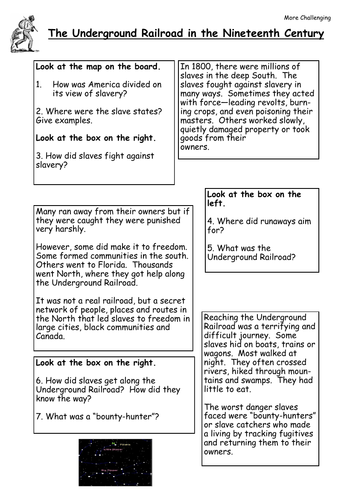 Harriet Tubman and the Underground Railroad | Teaching Resources