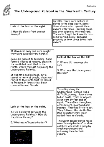 Harriet Tubman and the Underground Railroad | Teaching Resources