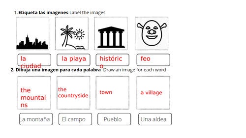 Claro 1 - 4.1 Dónde vivo yo Worksheets | Teaching Resources