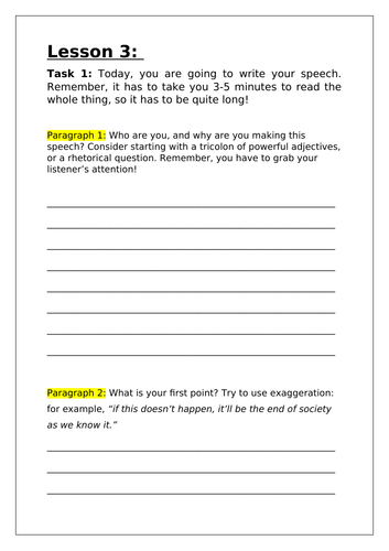 English Language Speaking and Listening Booklet [AQA] | Teaching Resources