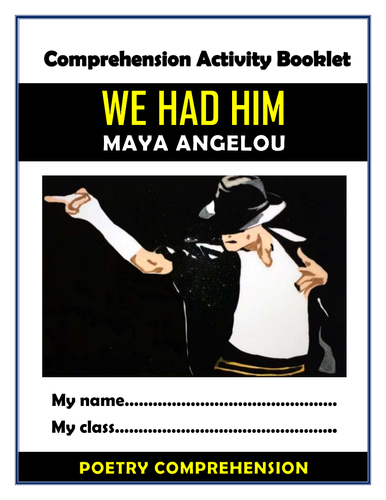Maya Angelou Poems - Comprehension Activity Booklets Bundle! | Teaching ...