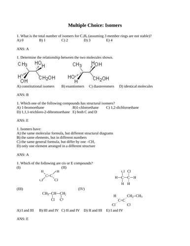 (280 PGS) Organic Chemistry Unit Multiple Choice and Orbitals & Bonding ...