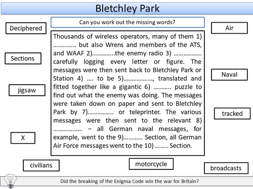 Enigma Code | Teaching Resources