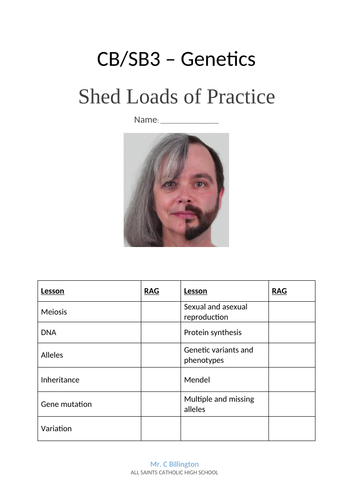 CB3/SB3 SLOP Booklet with answers | Teaching Resources