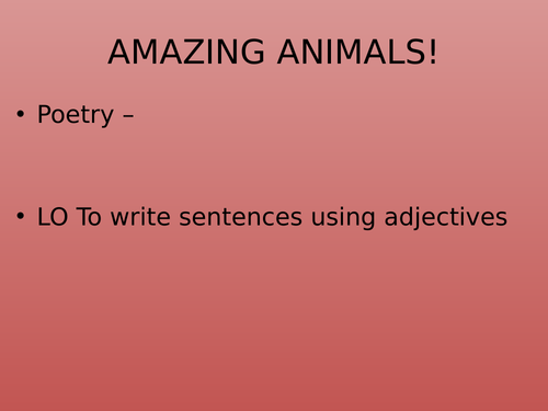 Animal Poetry | Teaching Resources