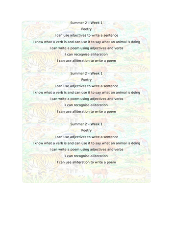 Animal Poetry | Teaching Resources