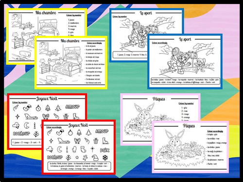 French colouring | Teaching Resources
