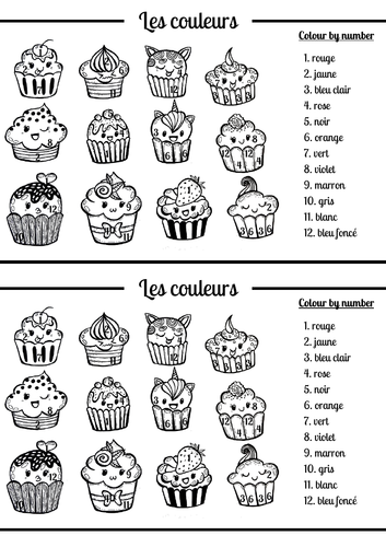 French colouring | Teaching Resources