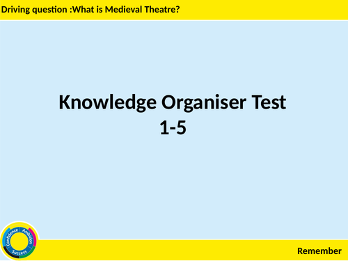 Medieval Theatre Drama Lessons 1-6 | Teaching Resources