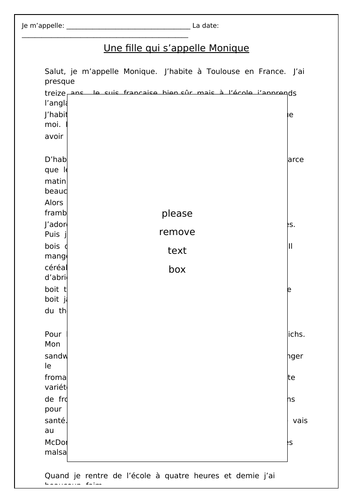 FRENCH - EXAM - YEAR 7 | Teaching Resources