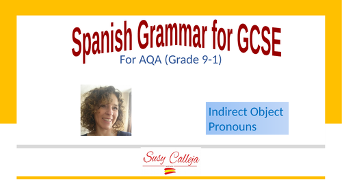 Spanish Indirect Object Pronouns | Teaching Resources