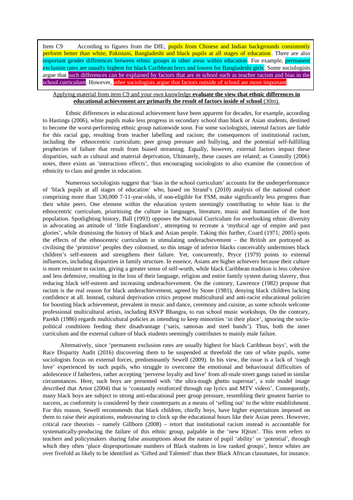 AQA A-level Sociology: Education - Ethnicity 30 Markers | Teaching ... AQA A-level Sociology: Education - Ethnicity 30 Markers | Teaching ...