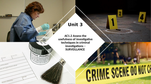 WJEC L3 Criminology Diploma Unit 3 Complete Bundle | Teaching Resources