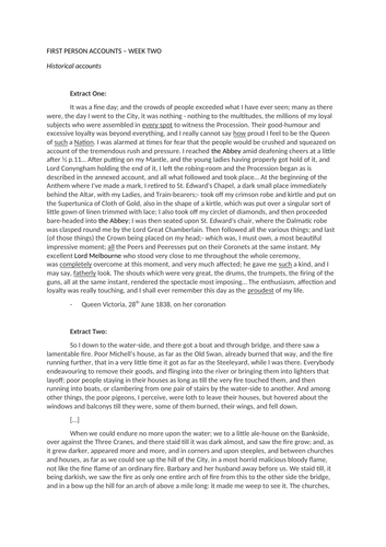 Nonfiction comprehension - First Person Accounts (3 lessons) | Teaching ...