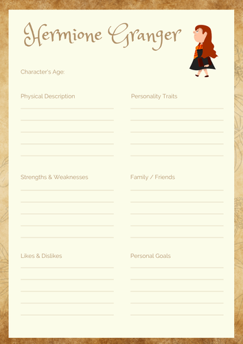 Harry Potter / Hermione Granger English Literature Novel Character ...