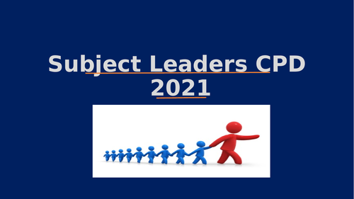 Subject Leaders - Deep Dive CPD | Teaching Resources Subject Leaders - Deep Dive CPD | Teaching Resources