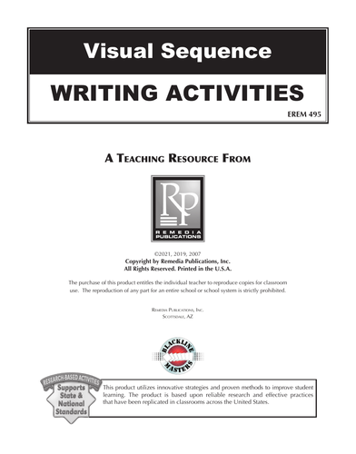 Visual Sequence: Writing Activities (eBook) | Teaching Resources