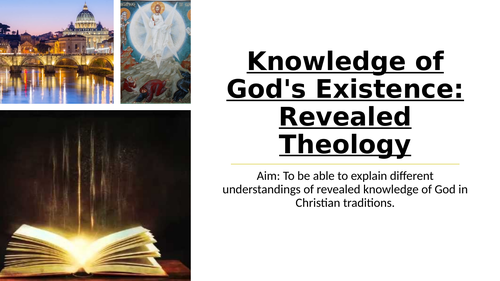 Knowledge of God's Existence | Teaching Resources