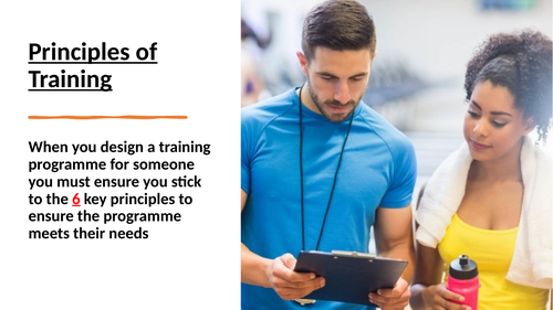 Edexcel GCSE PE Principles of Training Lesson | Teaching Resources