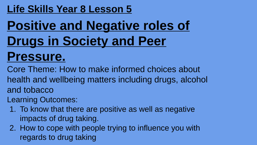 Year 8 Life Skills Lessons | Teaching Resources