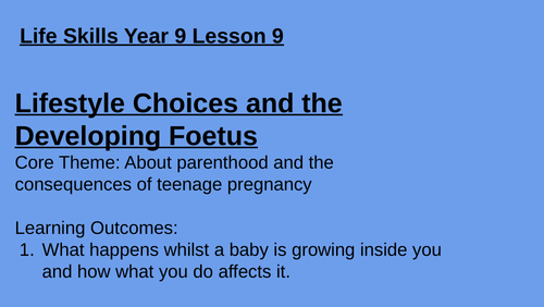 Year 9 Life Skills Lessons | Teaching Resources