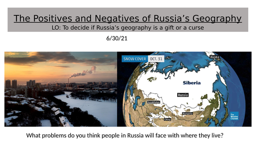 Geography KS3 Year 9 Unit: Russia | Teaching Resources