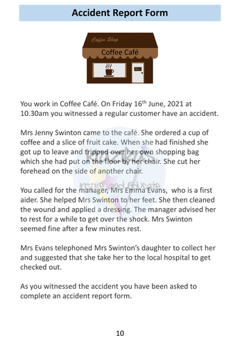 Functional Skills English - Entry Level 2 Writing - Form Filling ...