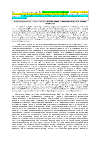 AQA A-level Sociology: Beliefs of Sociology - 20 Markers Topics 1-4 ...