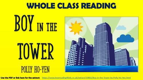 Boy in the Tower - Whole Class Reading Session! | Teaching Resources