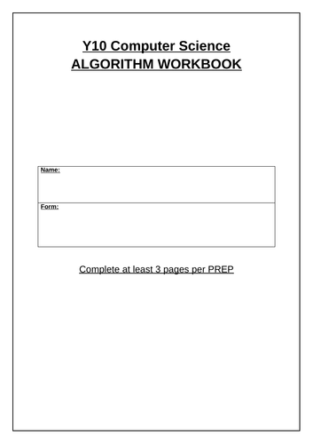 GCSE Edexcel Computer Science Workbook | Teaching Resources GCSE Edexcel Computer Science Workbook | Teaching Resources
