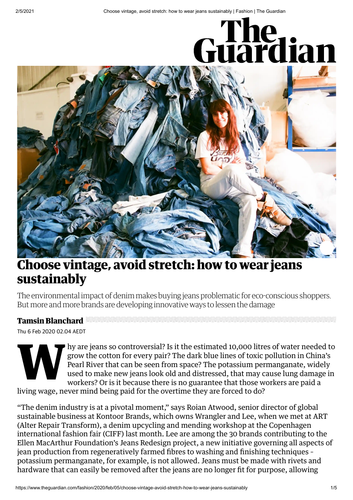 Fast Fashion article analysis | Teaching Resources