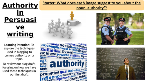 Authority techniques | Teaching Resources