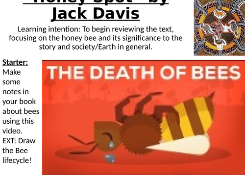 "Honey Spot" by Jack Davis | Teaching Resources