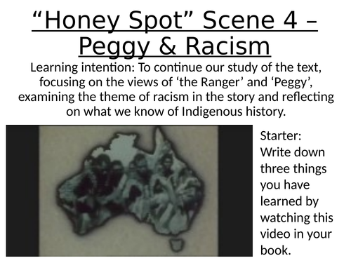 "Honey Spot" by Jack Davis | Teaching Resources