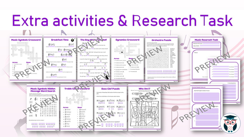 Music Theory Workbook - Level 1 - English terminology | Teaching Resources