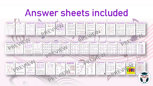 Music Theory Workbook - Level 1 - English terminology | Teaching Resources