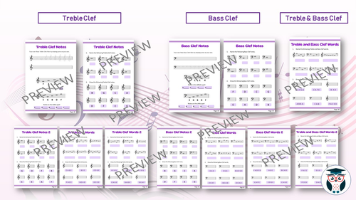 Music Theory Workbook - Level 1 - English terminology | Teaching Resources