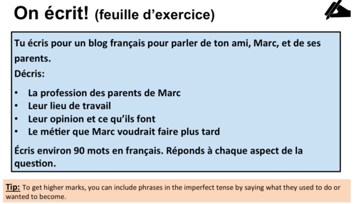 Jobs, Career choices and Ambitions- Unit 12- GCSE French | Teaching ...