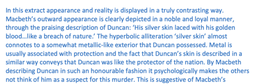Macbeth Grade 8/9 Model answer (GCSE 9-1) | Teaching Resources
