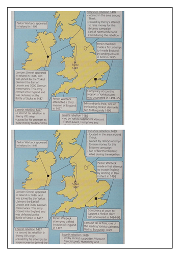 Tudor Rebellions Intro to Course and Henry VII | Teaching Resources