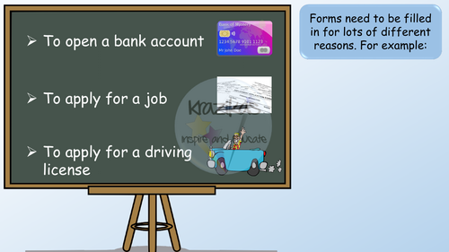 Functional Skills English - Entry Level 2 - Writing - Form Filling ...