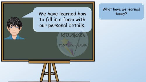 Functional Skills English - Entry Level 2 - Writing - Form Filling ...