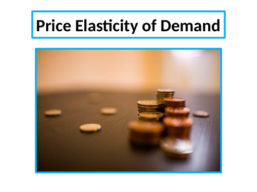 Price, Income and Cross Elasticities of Demand - A level Economics ...