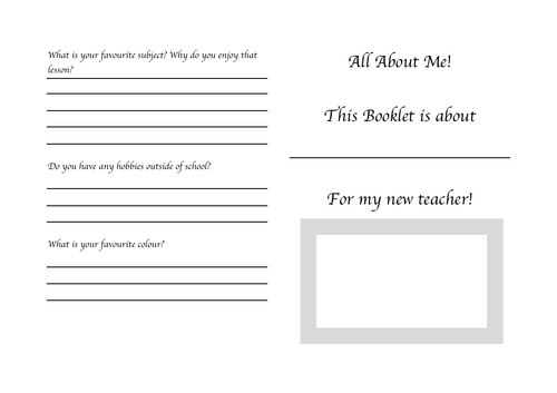 Transition: Meet Your New Class | Teaching Resources