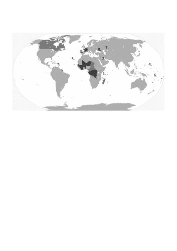 Le monde francophone project (5 lessons) | Teaching Resources