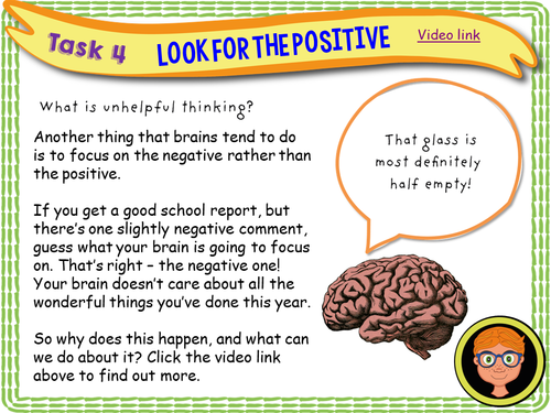 Resilience, setbacks and unhelpful thinking | Teaching Resources