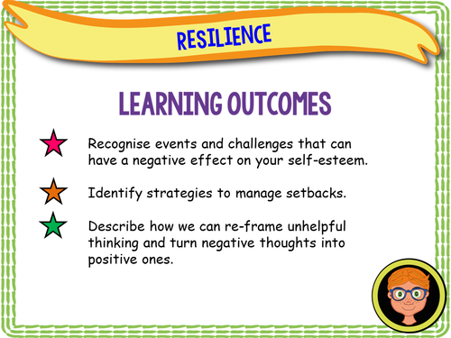 Resilience, setbacks and unhelpful thinking | Teaching Resources