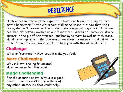 Resilience, setbacks and unhelpful thinking | Teaching Resources
