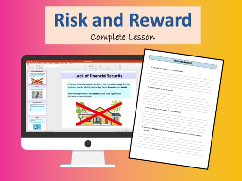 Risk and Reward - GCSE (9-1) Business | Teaching Resources